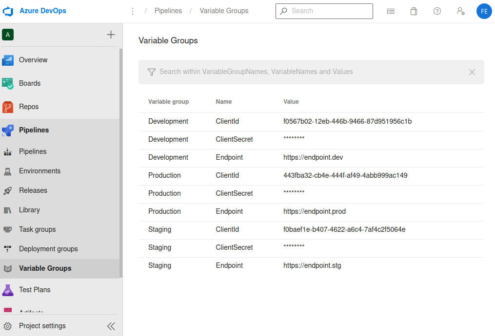 Azure DevOps Variable Groups Overview Visual Studio Marketplace Azure DevOps Variable Groups Overview Visual Studio Marketplace